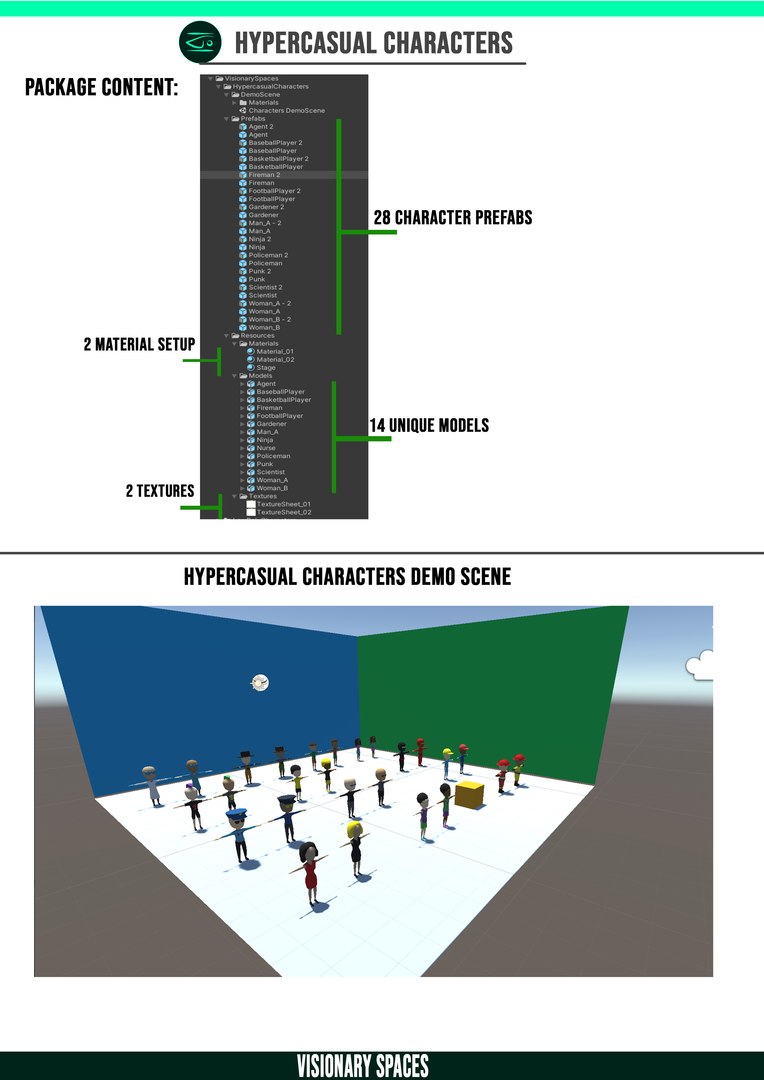 3D Model Hypercasual Characters - TurboSquid 2085296