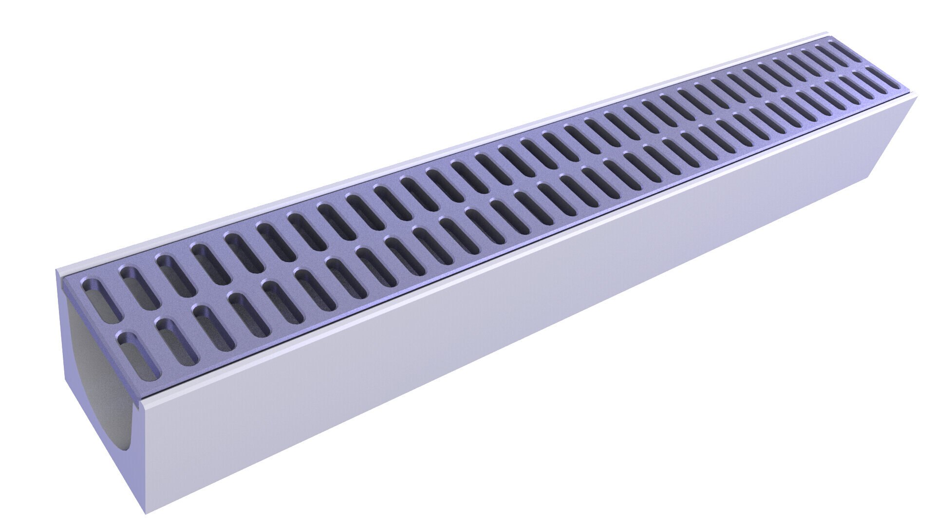 Trench Drain Channel Drain Grate Storm Line Drain 4 3D Model ...