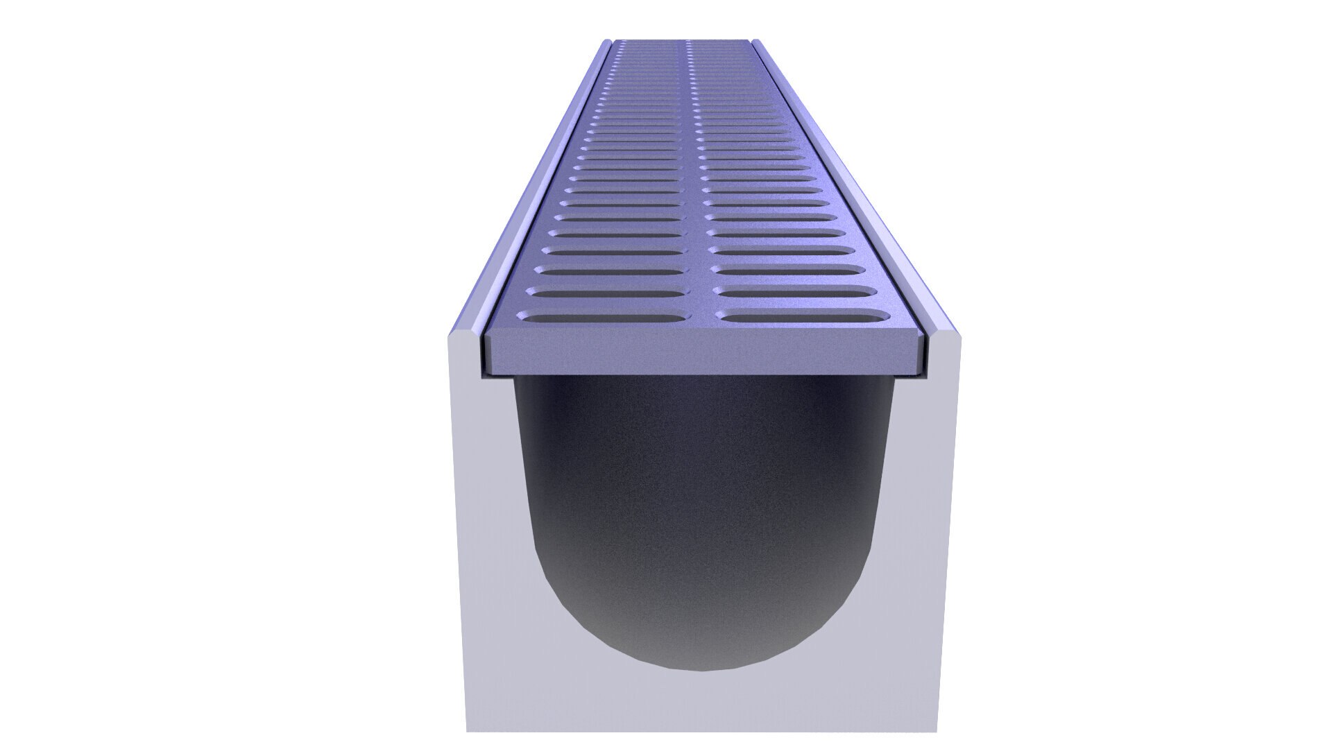 Trench Drain Channel Drain Grate Storm Line Drain 4 3D Model ...