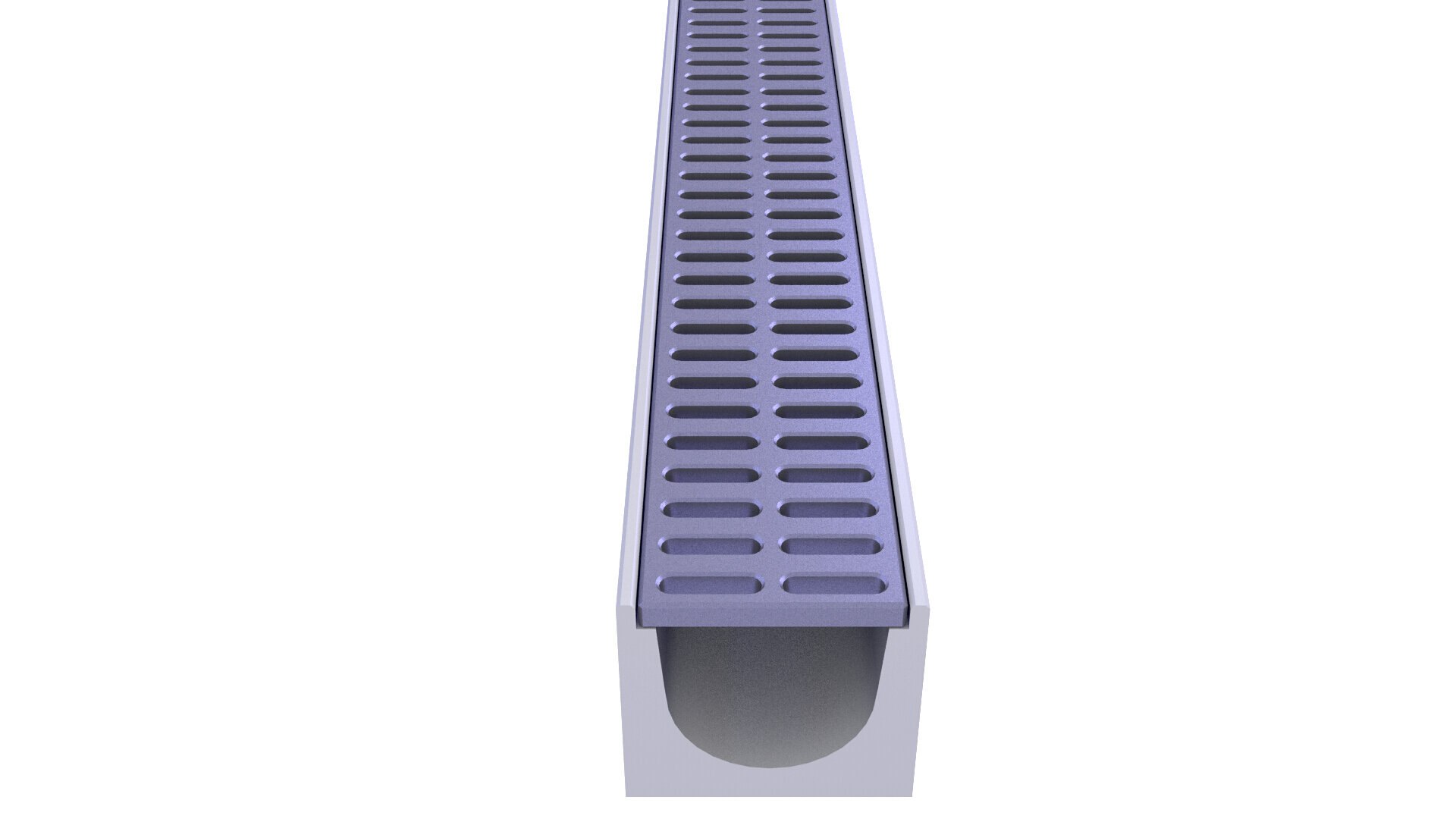 Trench Drain Channel Drain Grate Storm Line Drain 4 3D Model ...