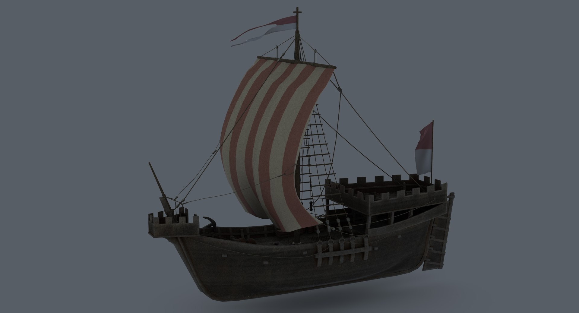 Medieval Ship Cog 3D - TurboSquid 1149651