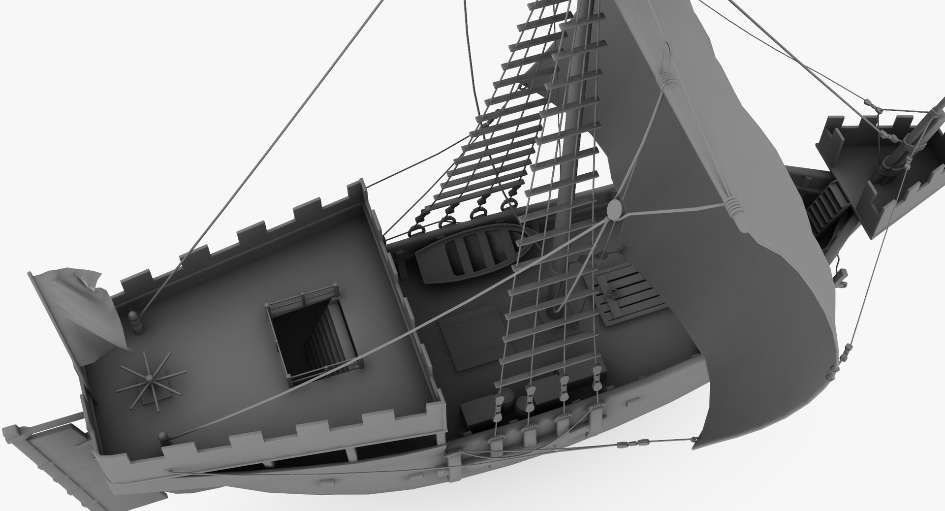 Medieval Ship Cog 3D - TurboSquid 1149651