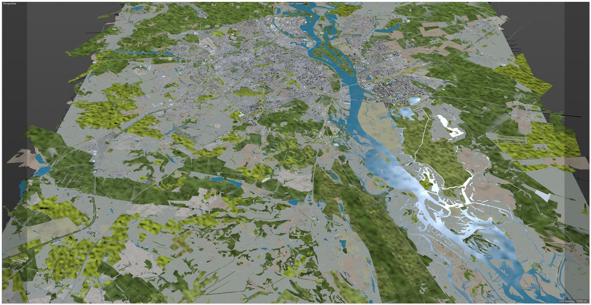 3D City Area Building Model - TurboSquid 1596457