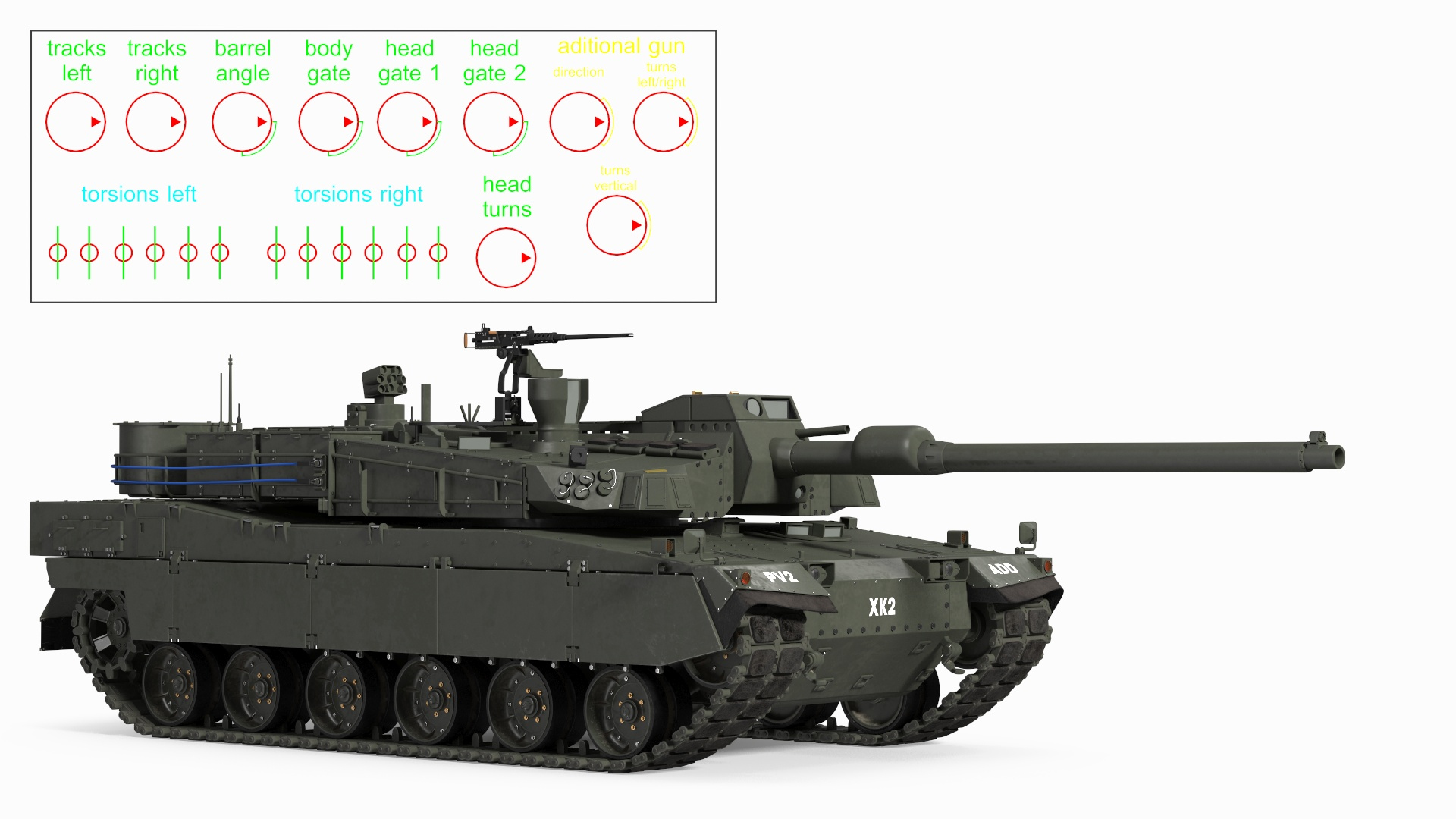 3D Rigged South Korean Tanks Collection - TurboSquid 2248816