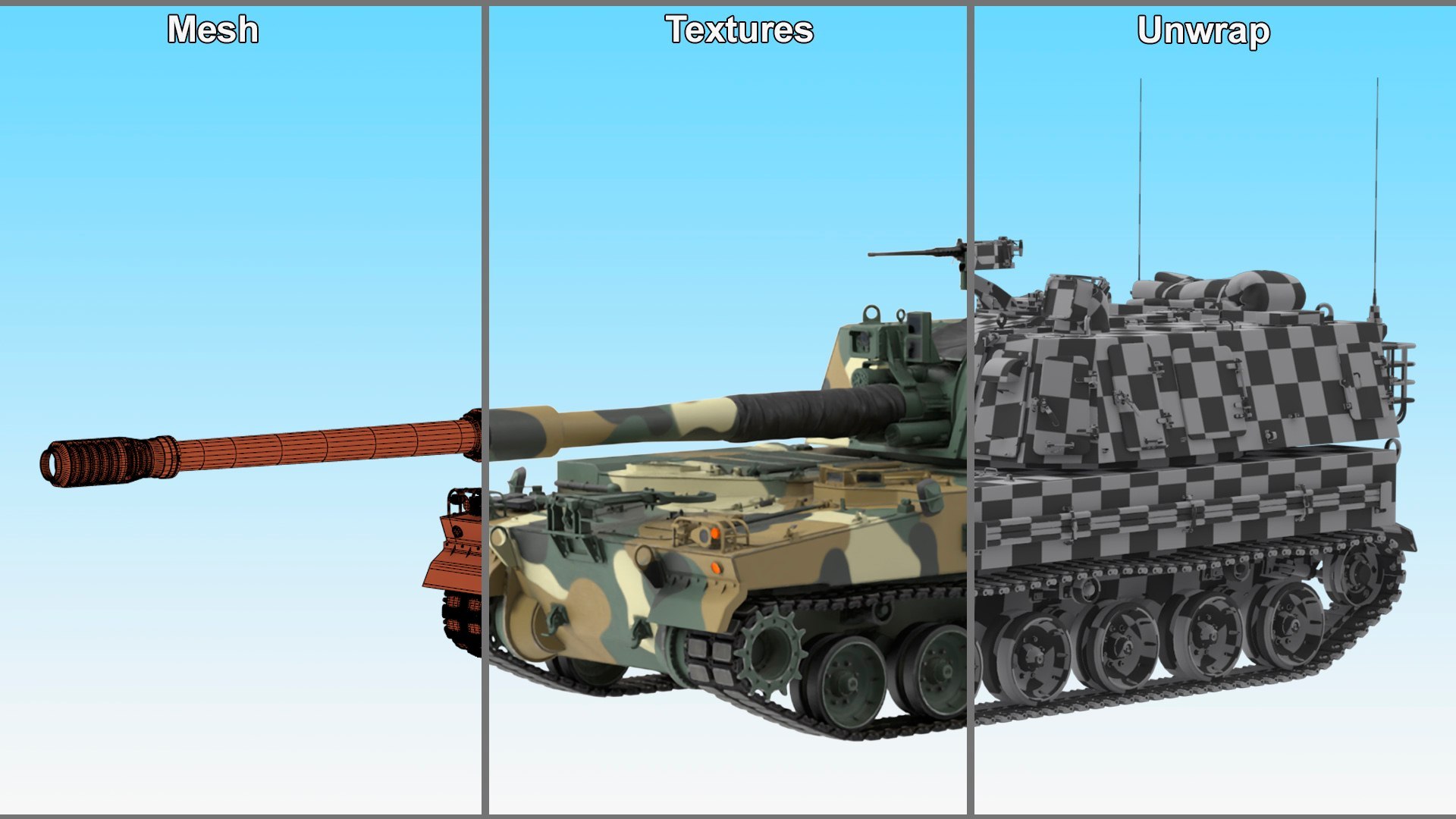 3D Rigged South Korean Tanks Collection - TurboSquid 2248816