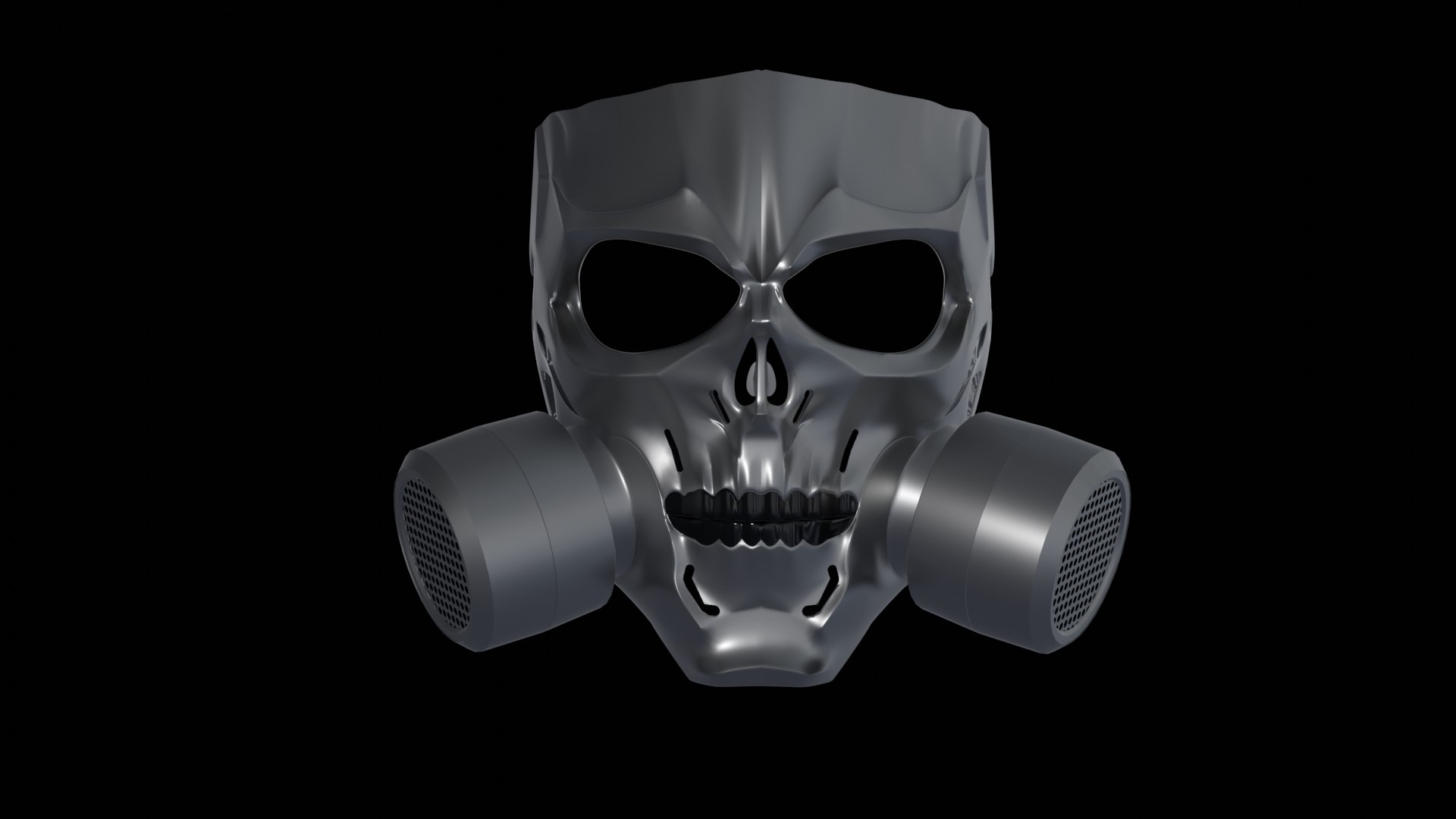 3D Skull Gasmask model - TurboSquid 2173474
