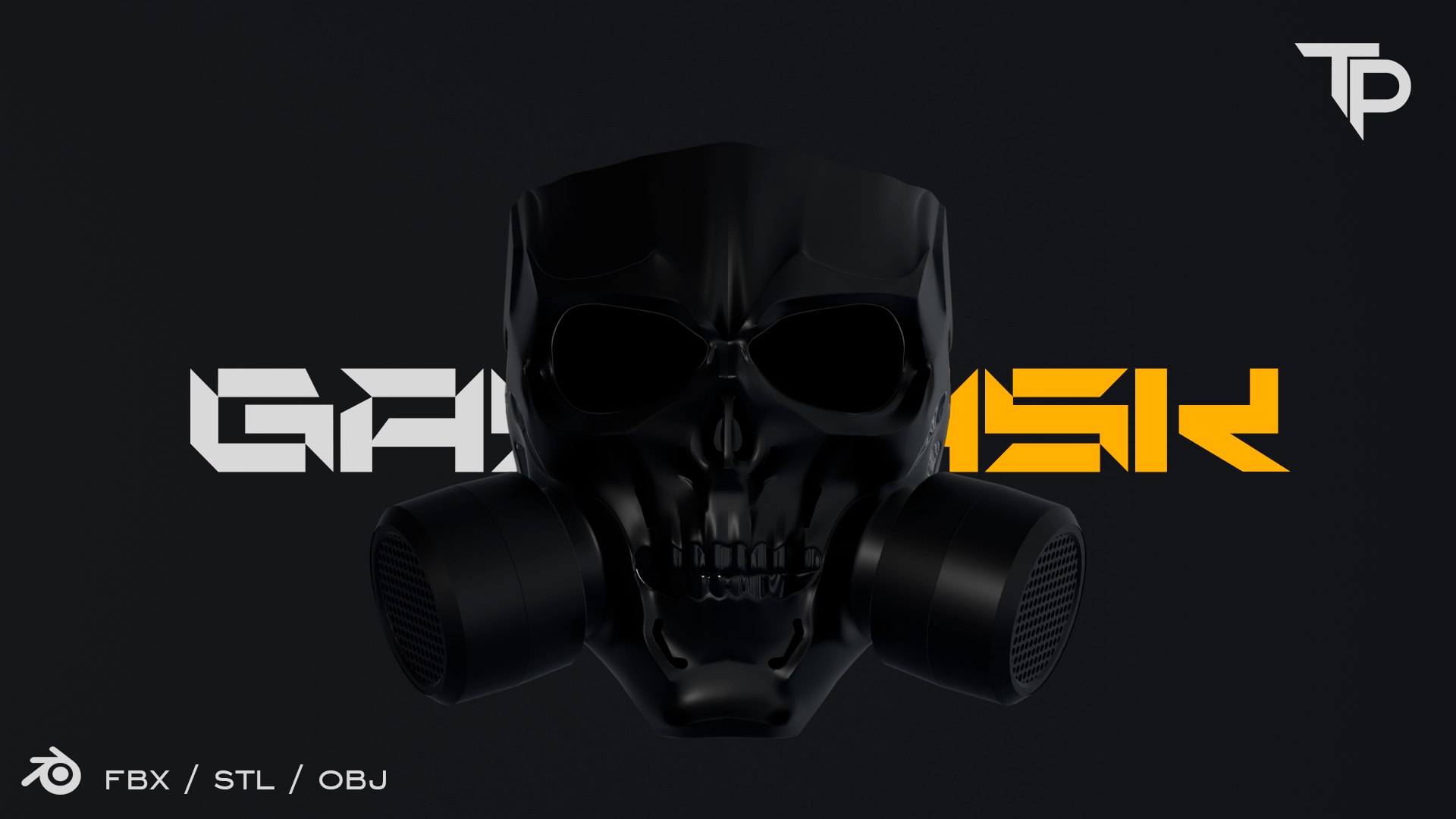 3D Skull Gasmask model - TurboSquid 2173474
