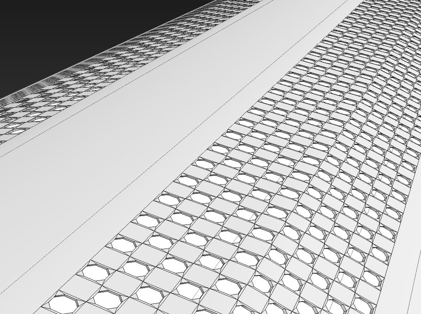 florescent hanging light 3d model