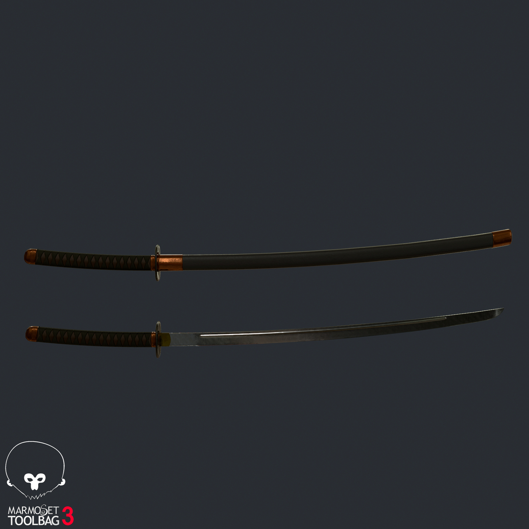 3D Model Katana Okatana - TurboSquid 1246248