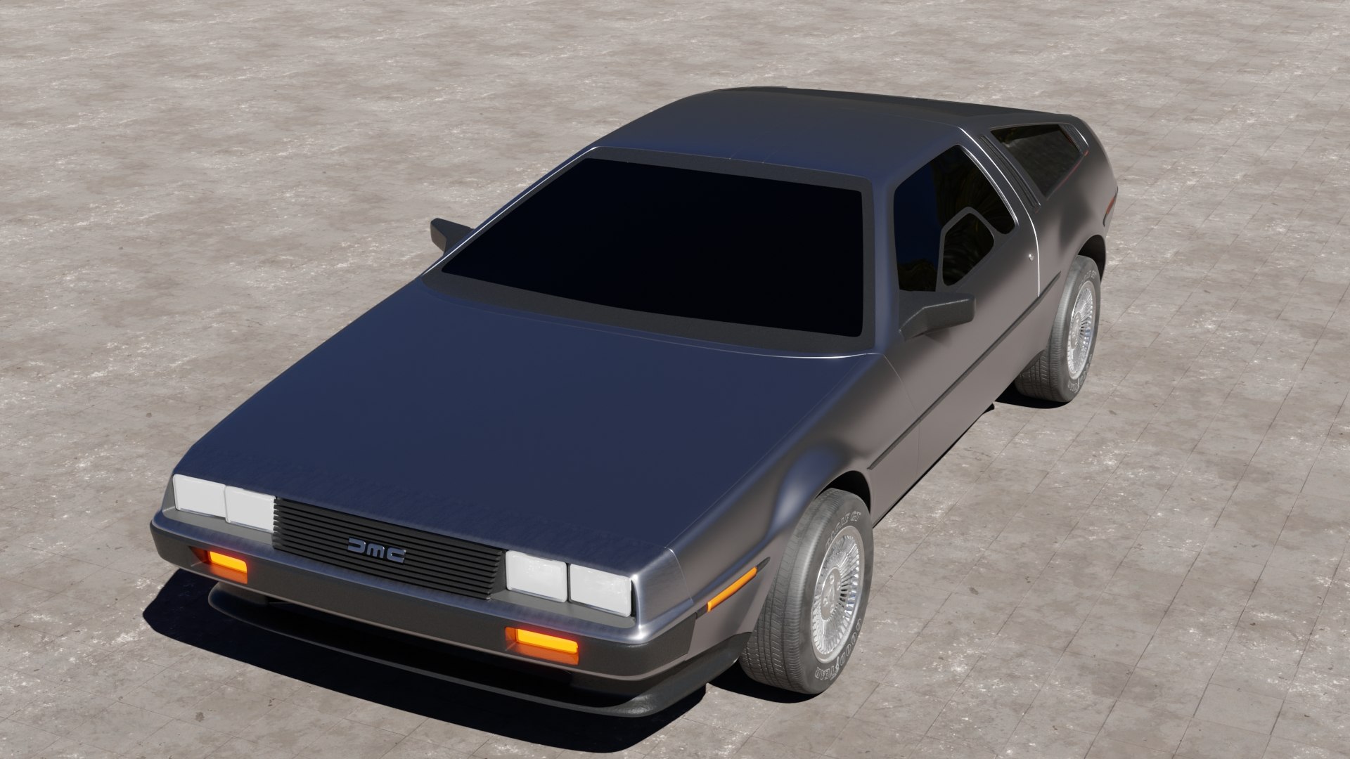 DeLorean DMC-12 3D Model - TurboSquid 2070890