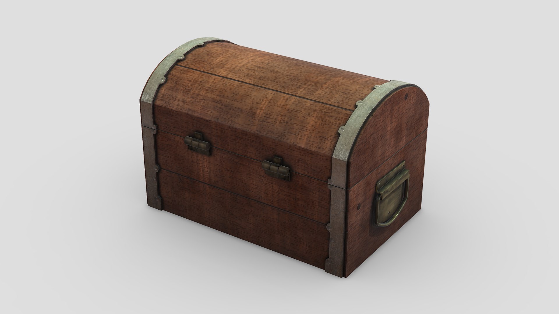 Treasure Chest Box 05 Low Poly PBR Realistic 3D model - TurboSquid 1936281