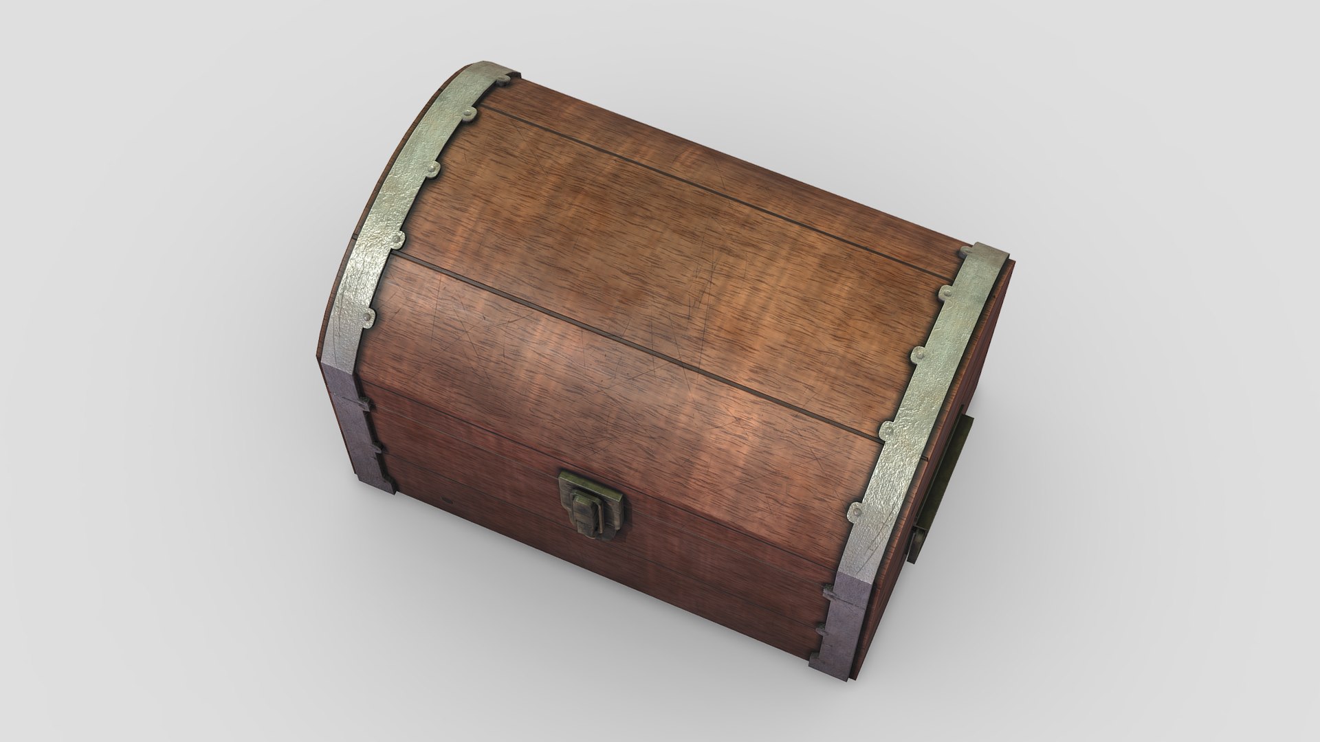 Treasure Chest Box 05 Low Poly PBR Realistic 3D model - TurboSquid 1936281
