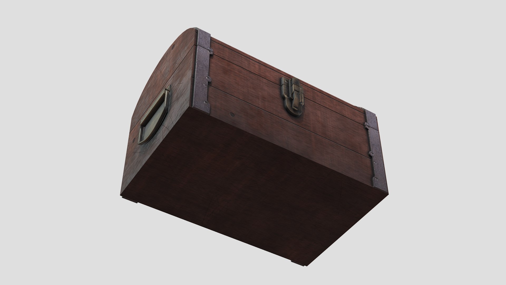 Treasure Chest Box 05 Low Poly PBR Realistic 3D model - TurboSquid 1936281