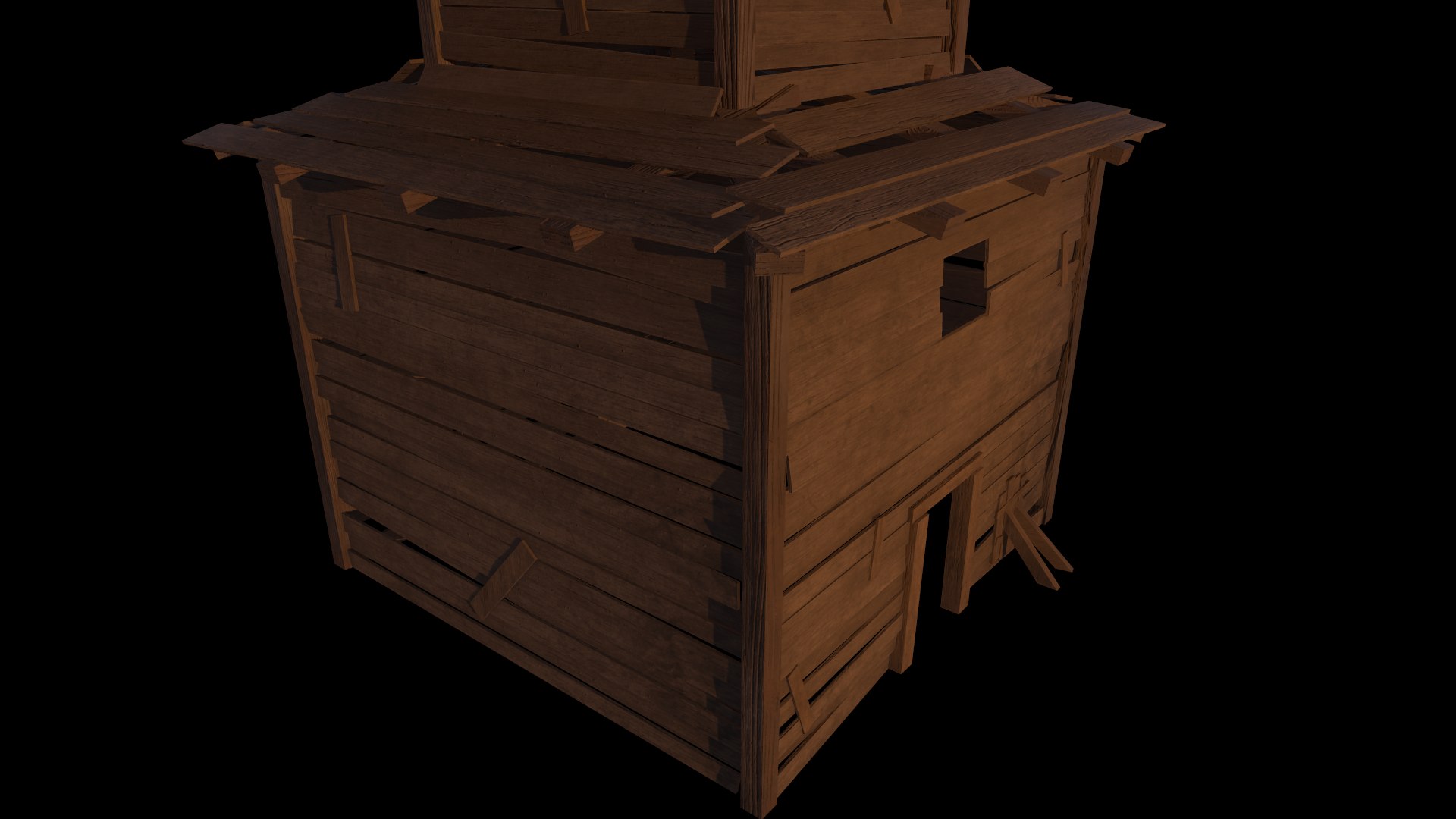 Wood Wooden Temple 3D Model - TurboSquid 1668963