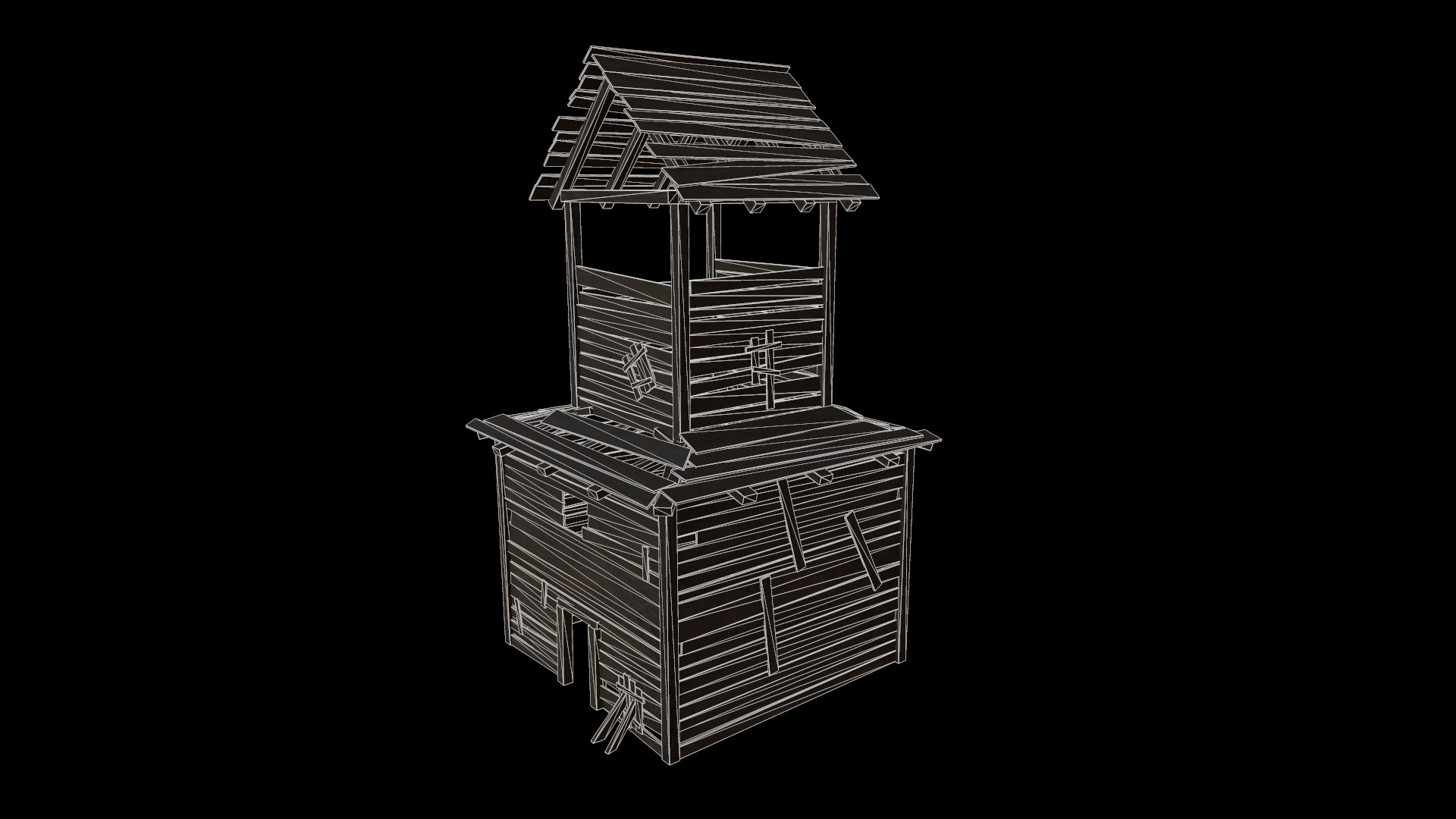 Wood Wooden Temple 3D Model - TurboSquid 1668963