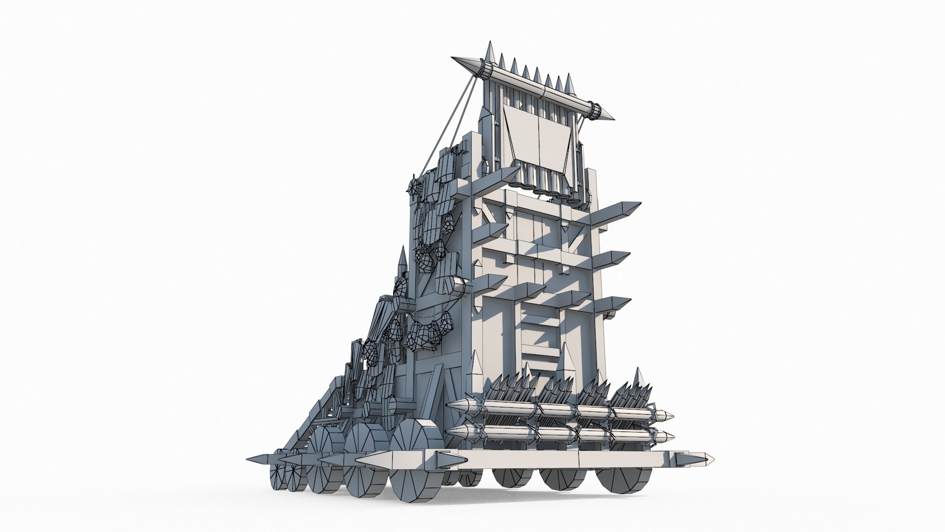 Ancient Large Weapon Siege Vehicle 3D Model - TurboSquid 2035161