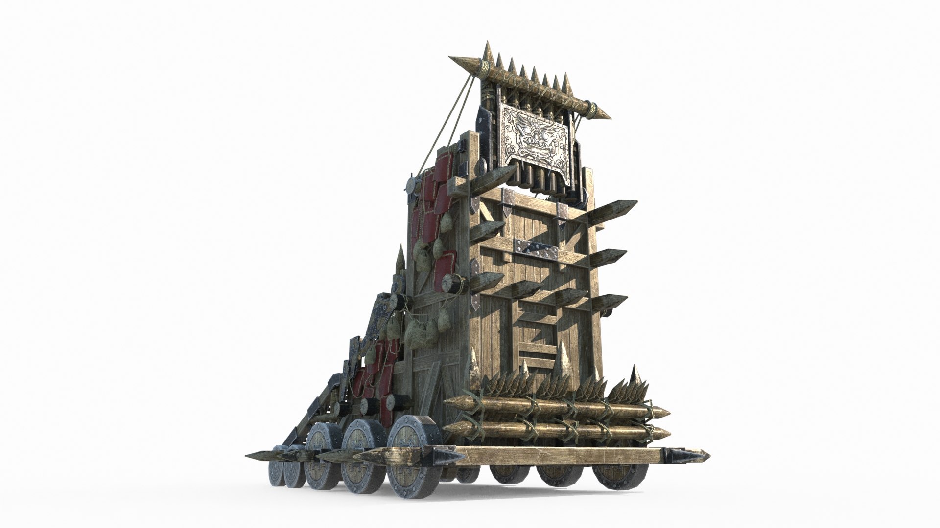 Ancient Large Weapon Siege Vehicle 3D Model - TurboSquid 2035161