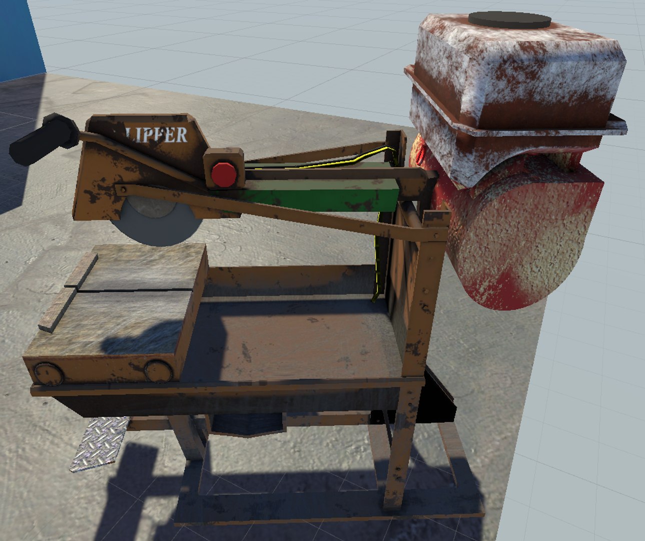 Electric Masonry Table Saw 3D - TurboSquid 1419791