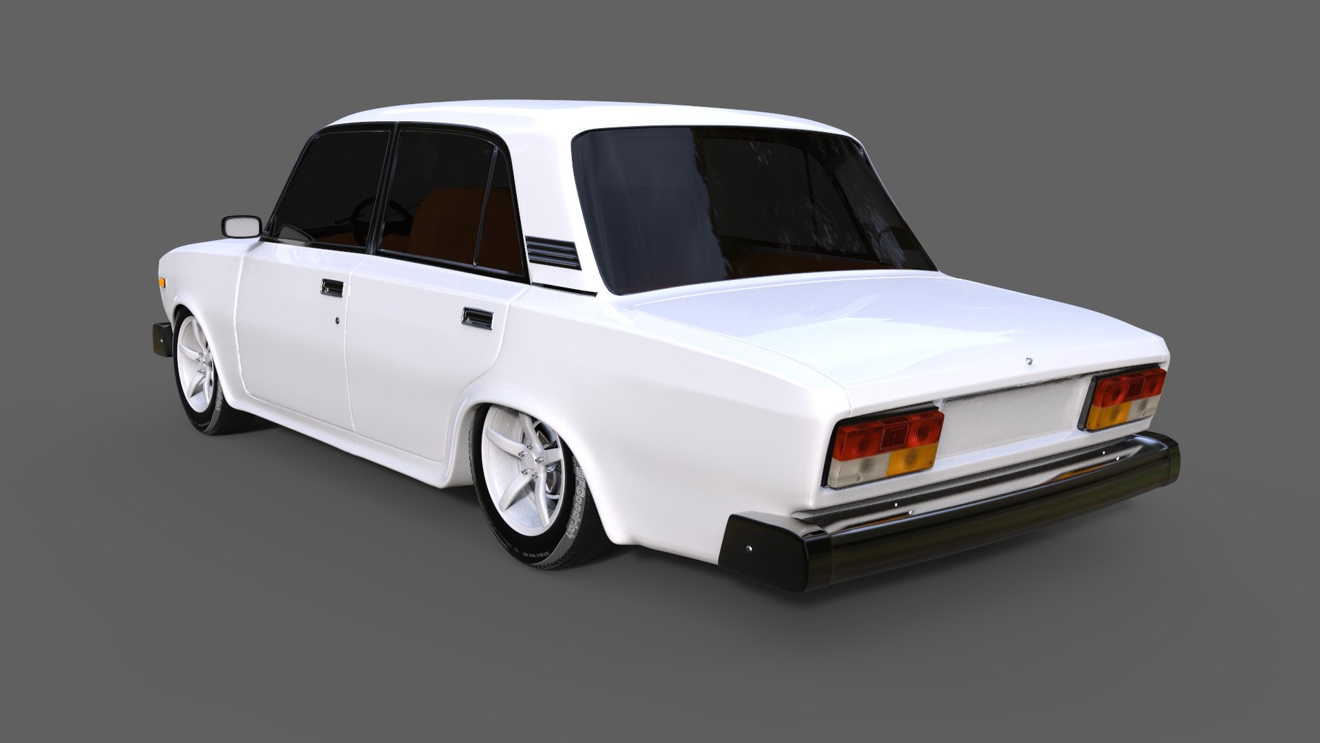 vaz 2107 3d model