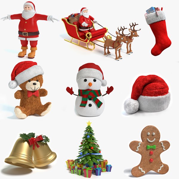 3d model decorative christmas tree