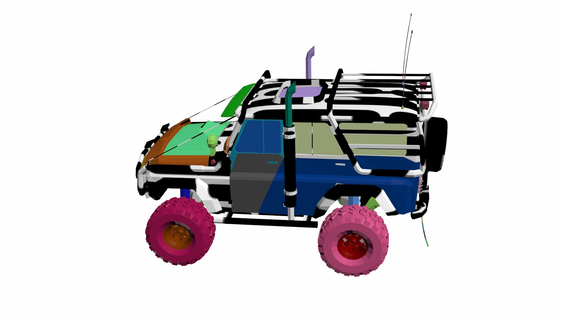 3D model color car - TurboSquid 1672586