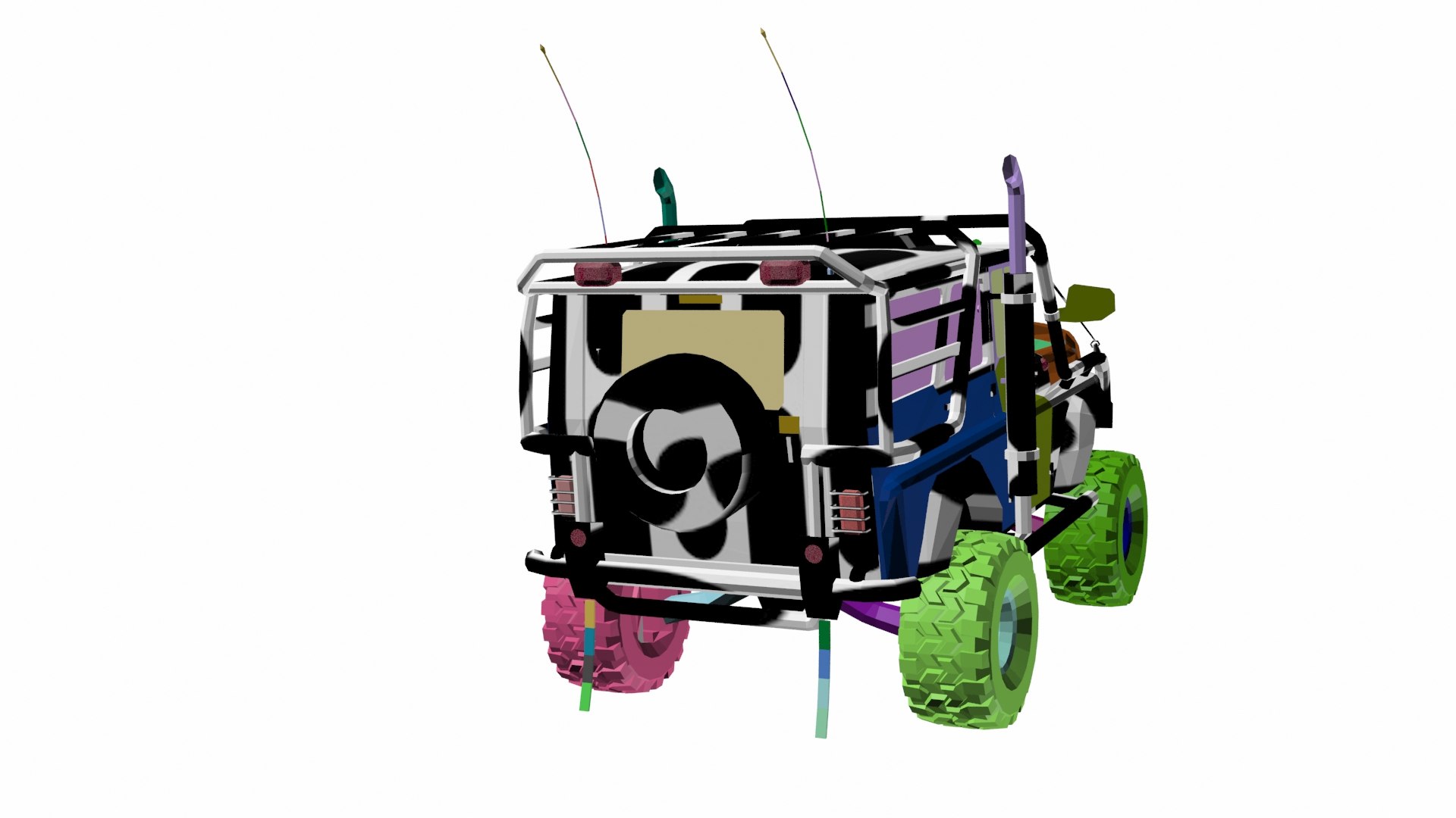 3D model color car - TurboSquid 1672586
