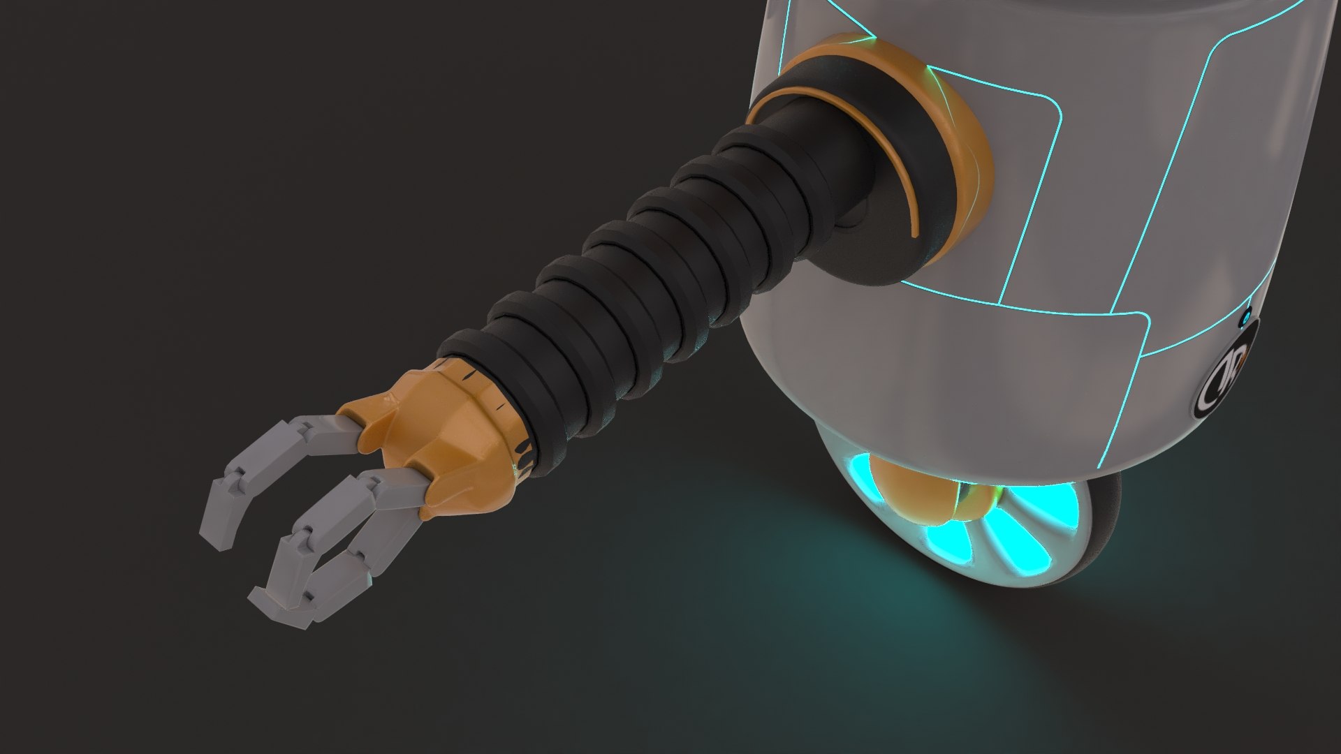 3D Retrobot - Technology Mascot Model - TurboSquid 2090602