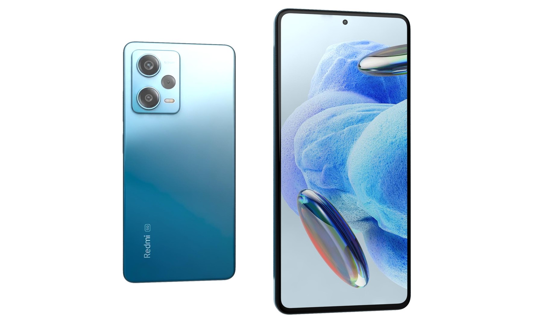 3D Xiaomi Redmi Note 12 Pro 5G Blue - TurboSquid 2055074