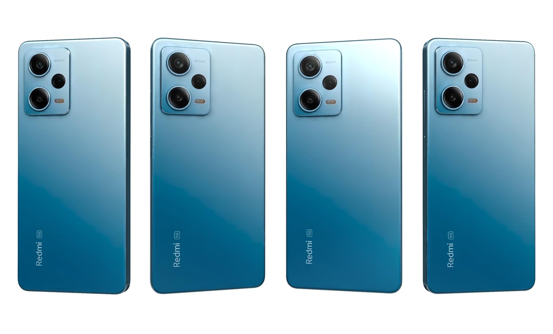 3D Xiaomi Redmi Note 12 Pro 5G Blue - TurboSquid 2055074