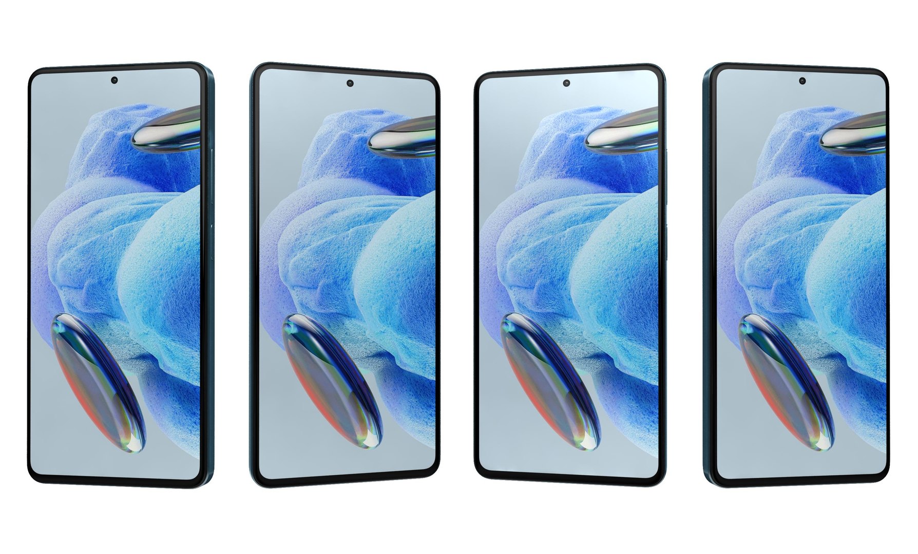 3D Xiaomi Redmi Note 12 Pro 5G Blue - TurboSquid 2055074