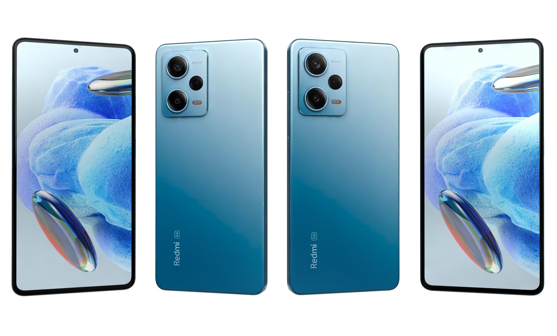 3D Xiaomi Redmi Note 12 Pro 5G Blue - TurboSquid 2055074