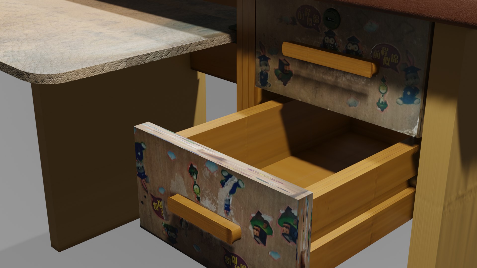 Computer Table and Chair 3D model - TurboSquid 1793406