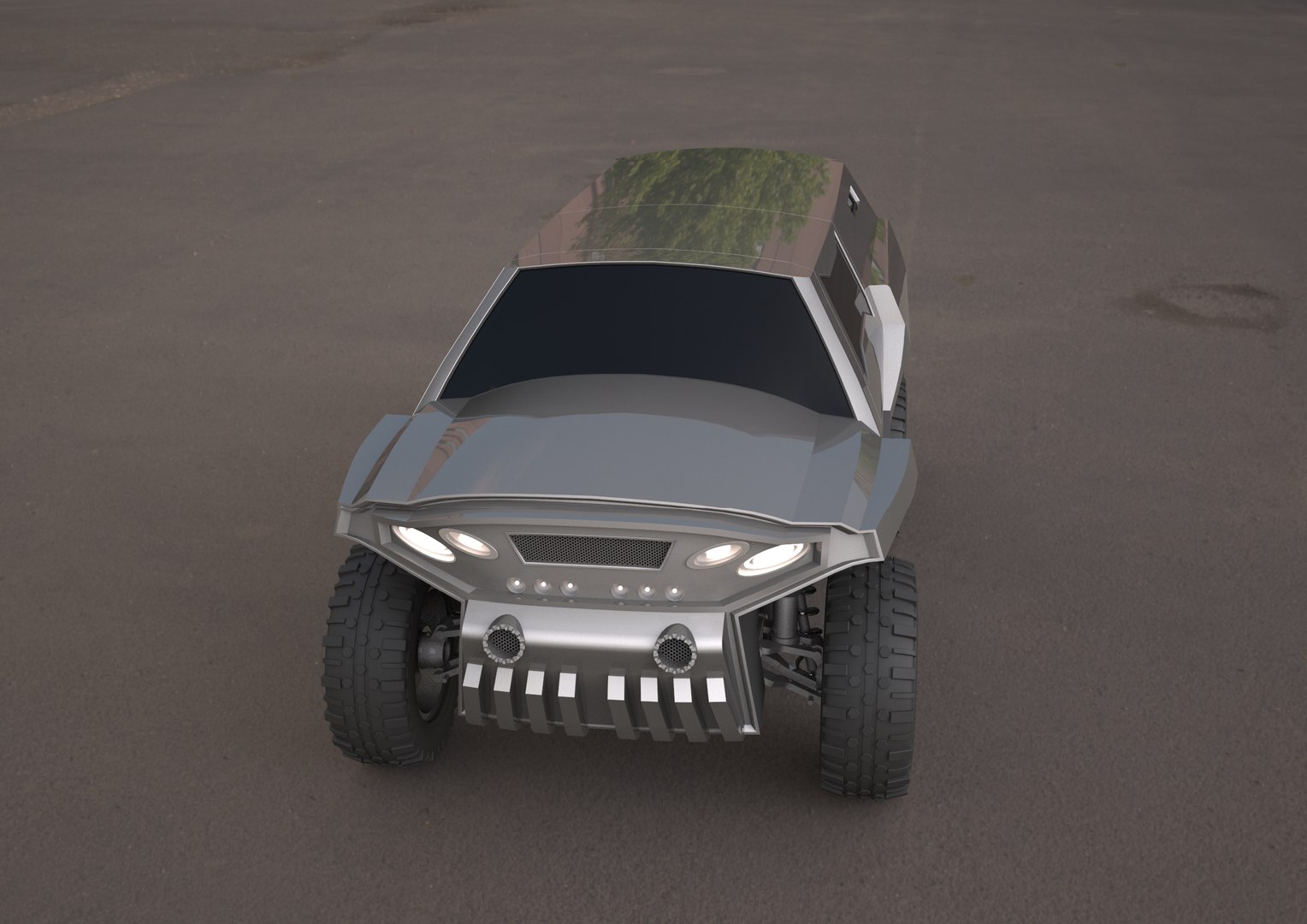 3D model devel sixty 6x6 concept car - TurboSquid 2061628