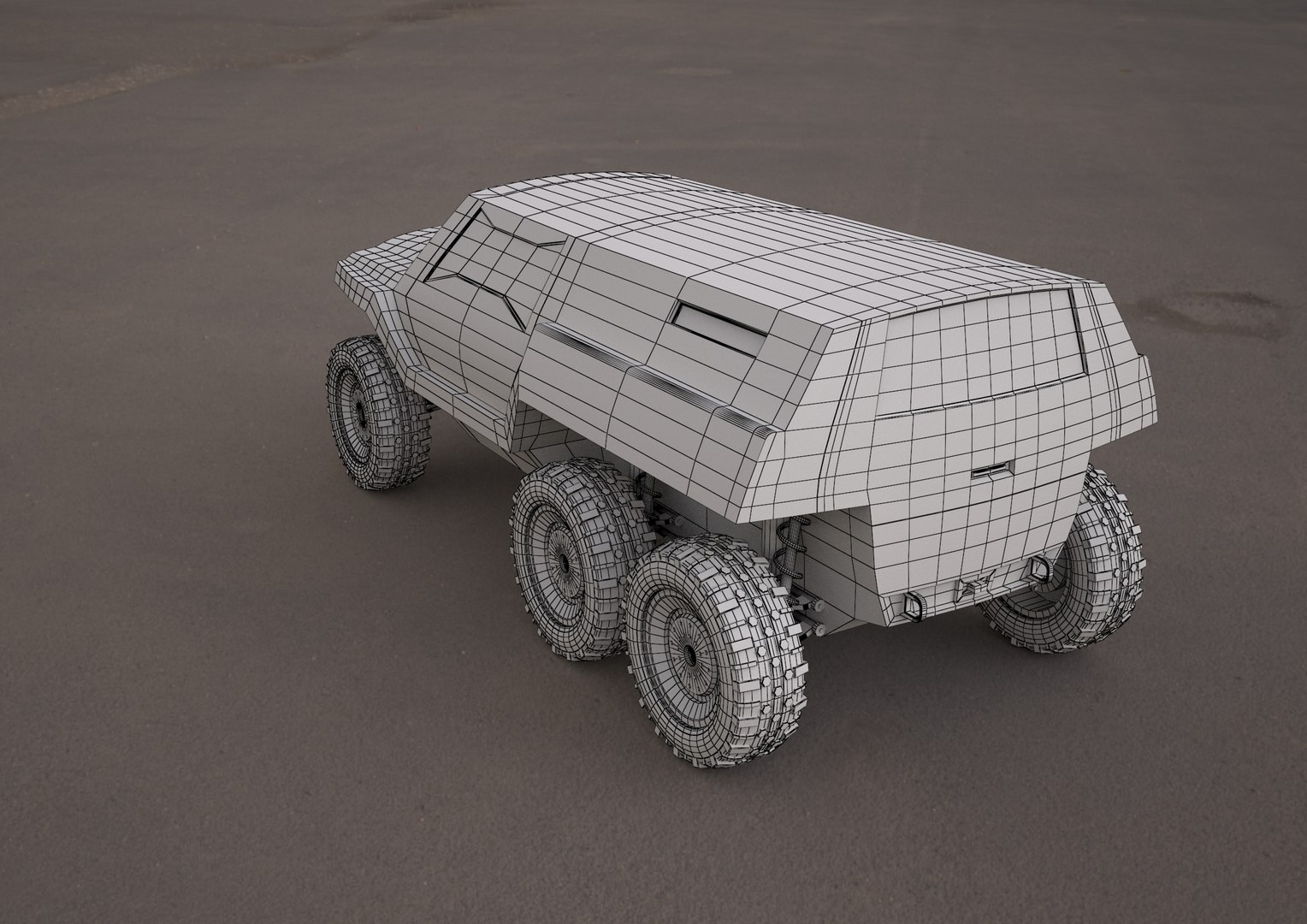 3D Model Devel Sixty 6x6 Concept Car - TurboSquid 2061628