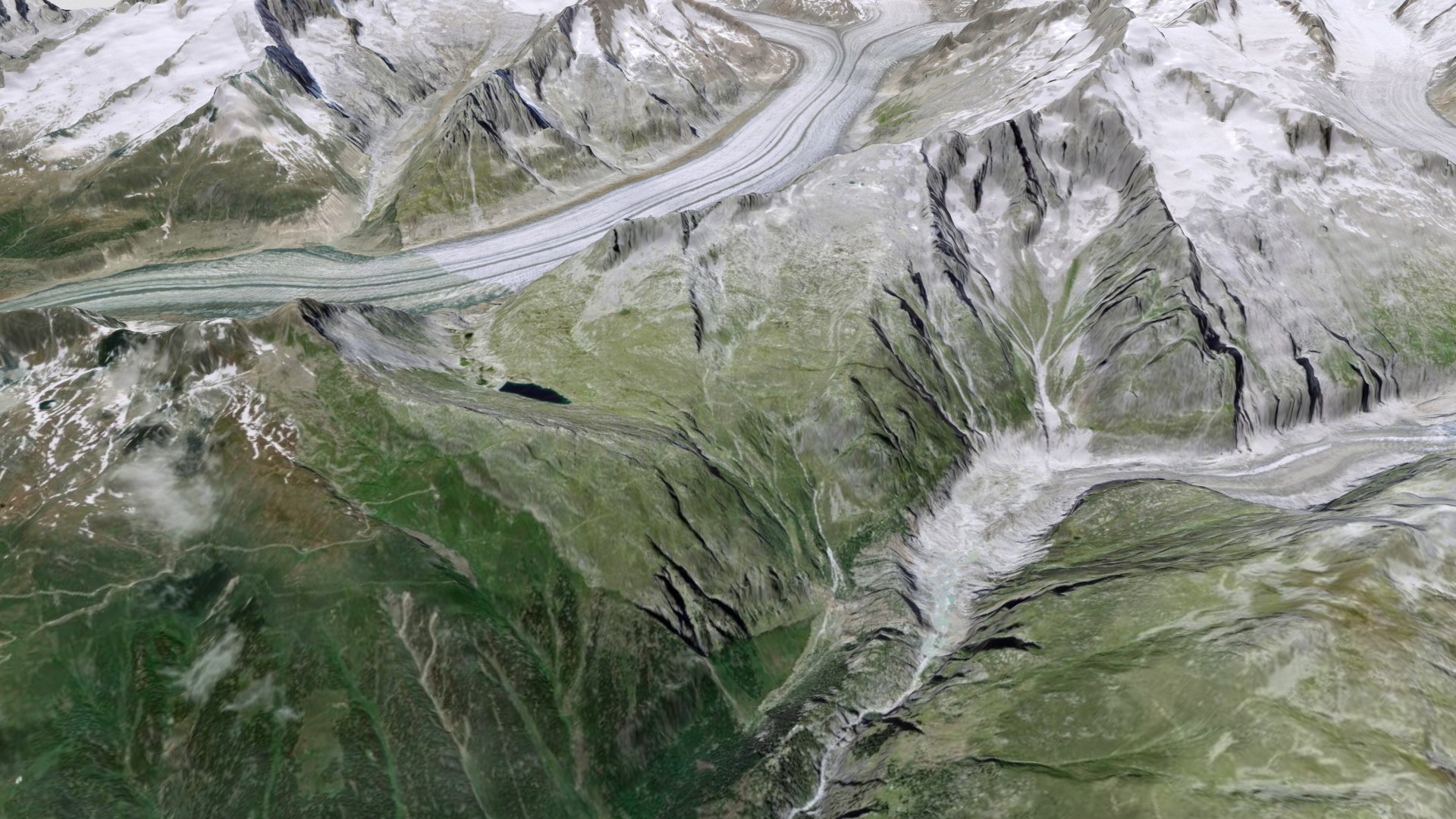 The Aletsch Glacier Bernese Alps Switzerland 3D - TurboSquid 2228248