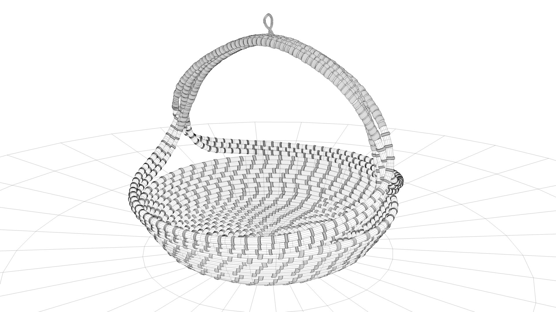 Wicker Basket 3D - TurboSquid 1609184