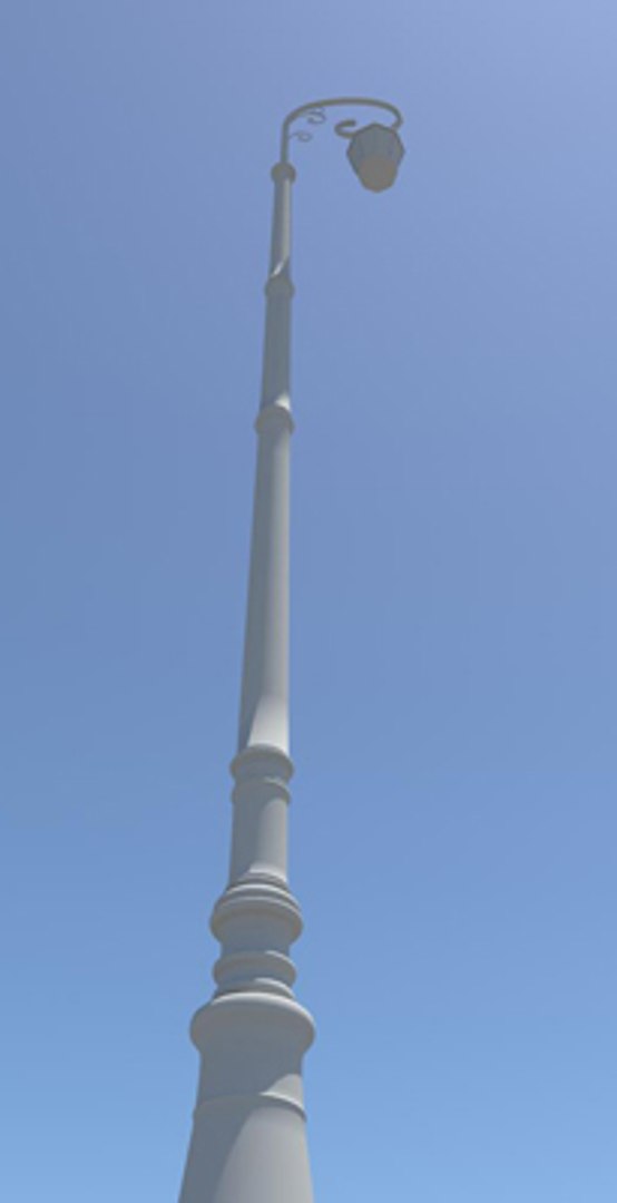 3d model lamppost