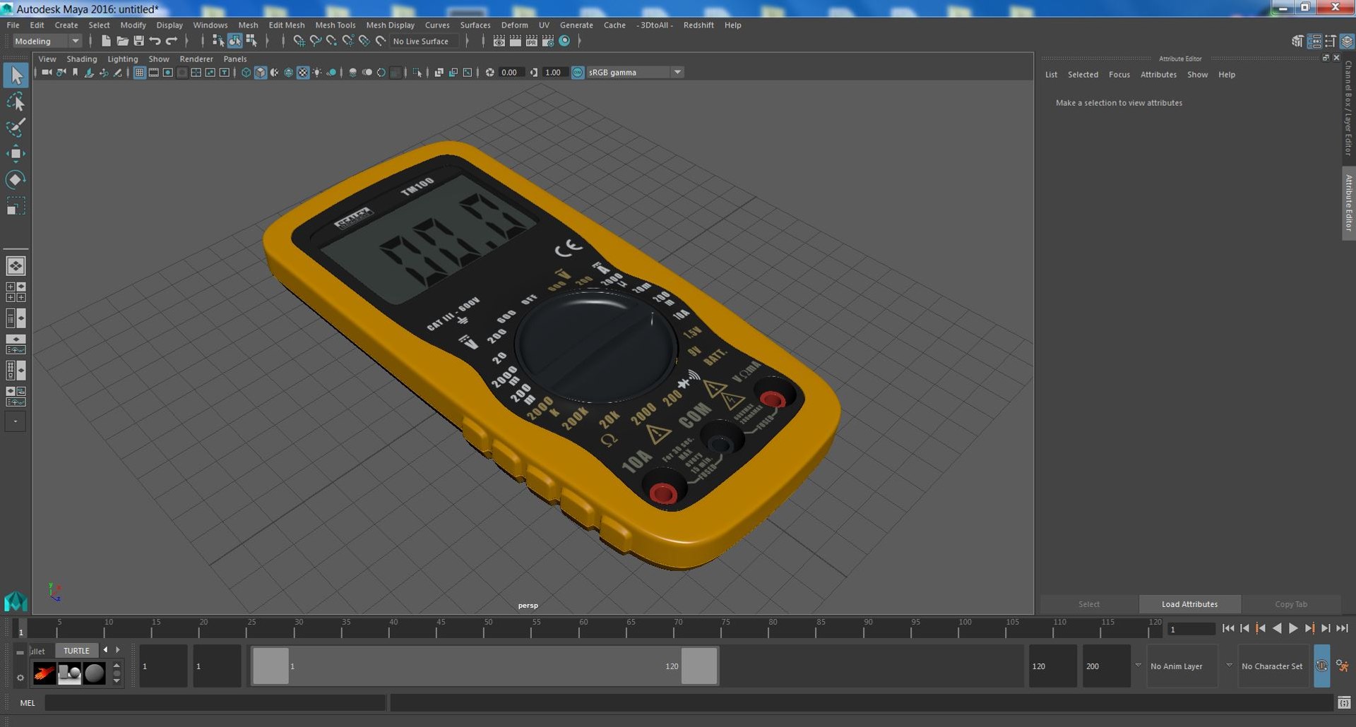 Digital Multimeter 3D - TurboSquid 2234259