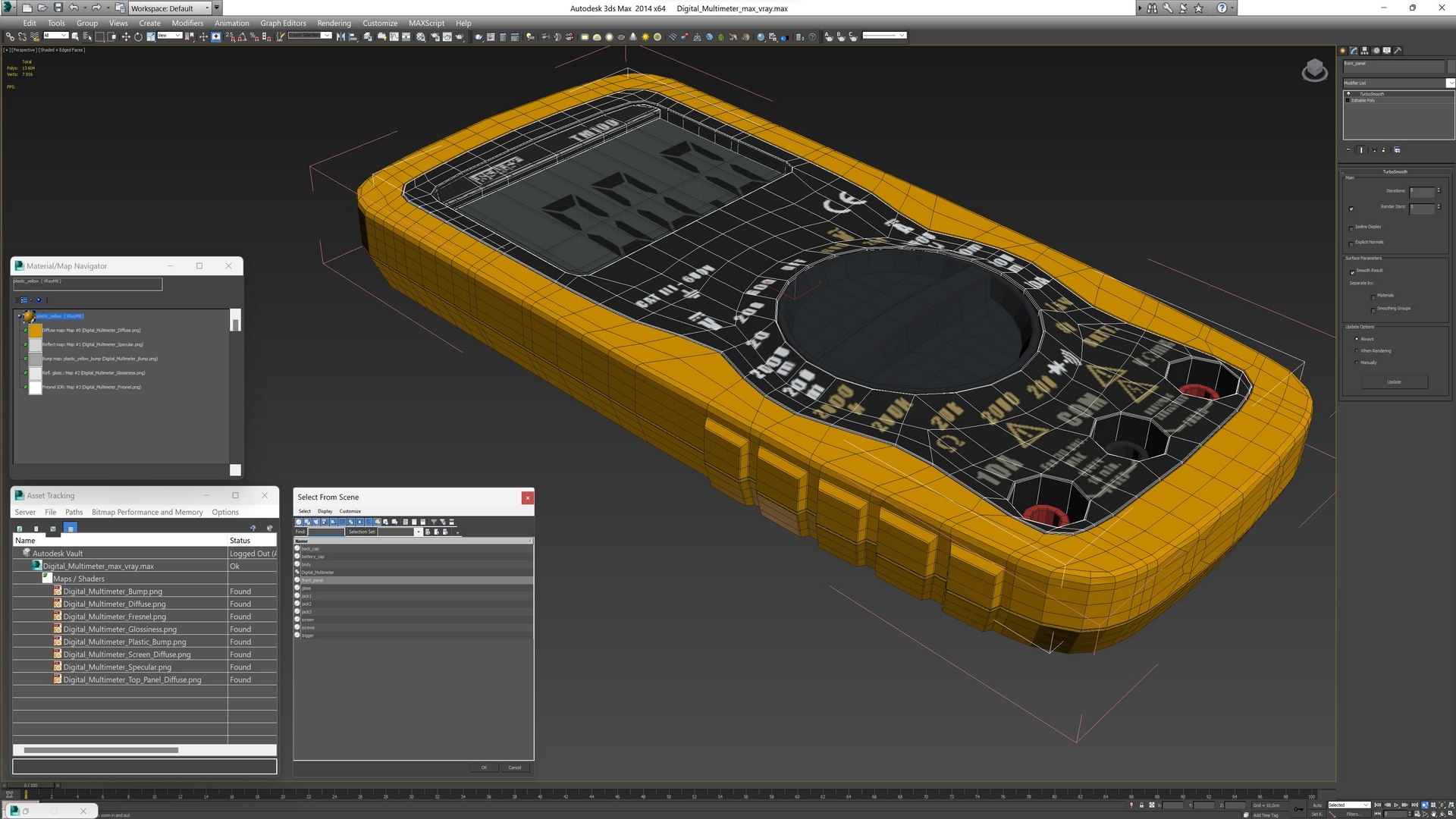Digital Multimeter 3D - TurboSquid 2234259