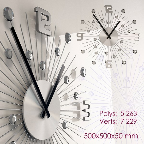 3d model wall clocks
