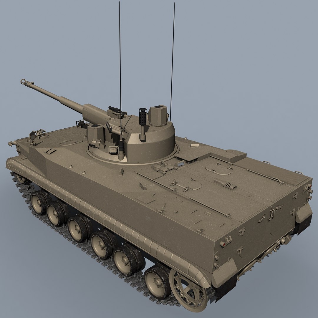 3d Russian Bmp-3 Model