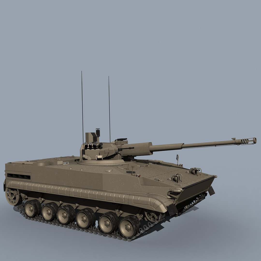 3d Russian Bmp-3 Model