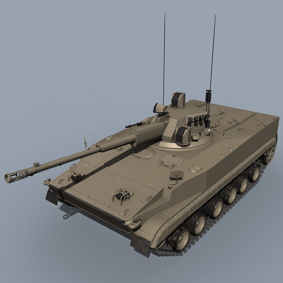 3d Russian Bmp-3 Model