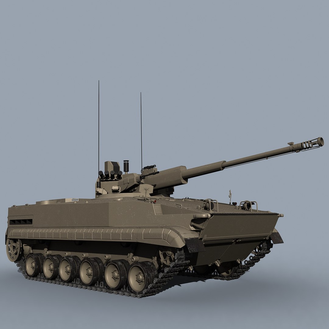 3d Russian Bmp-3 Model