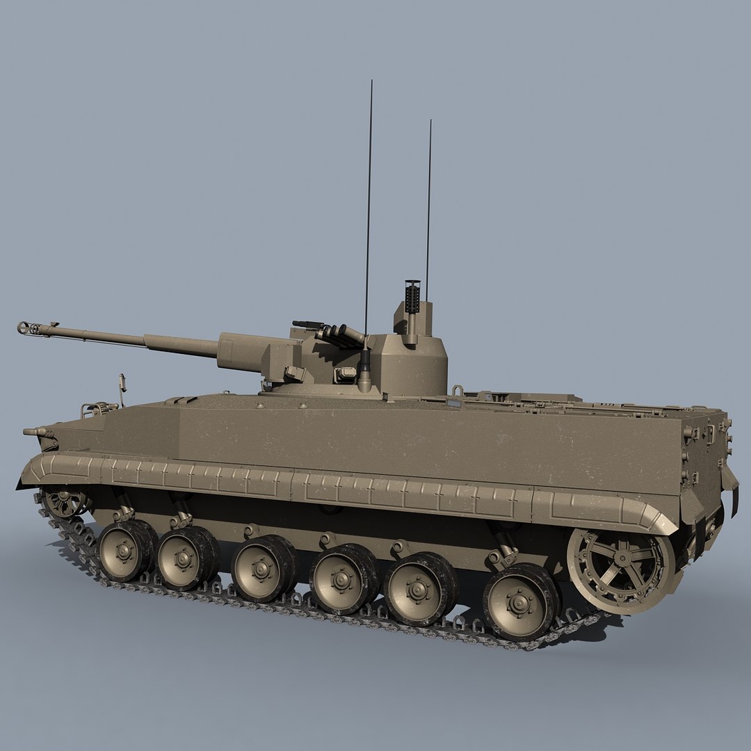 3d Russian Bmp-3 Model