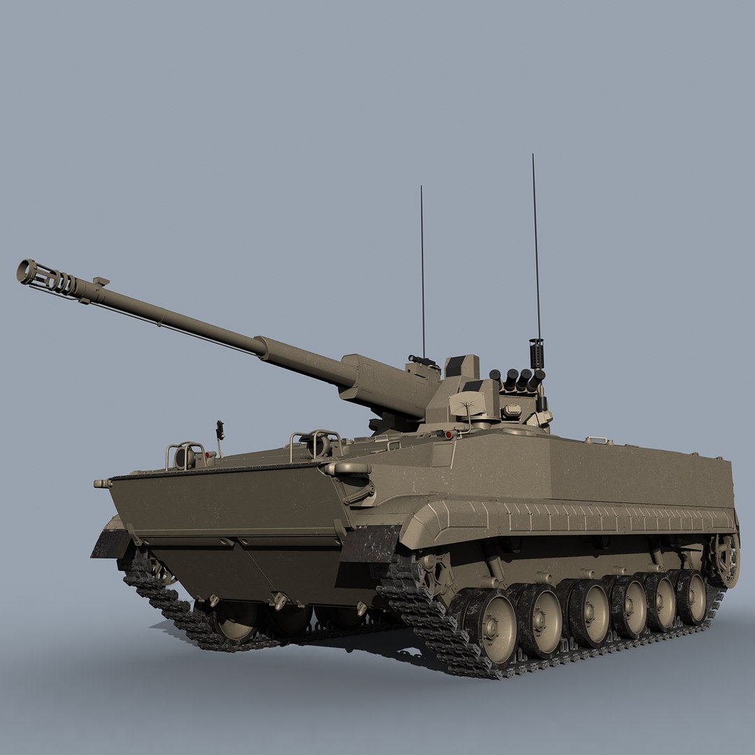3d Russian Bmp-3 Model