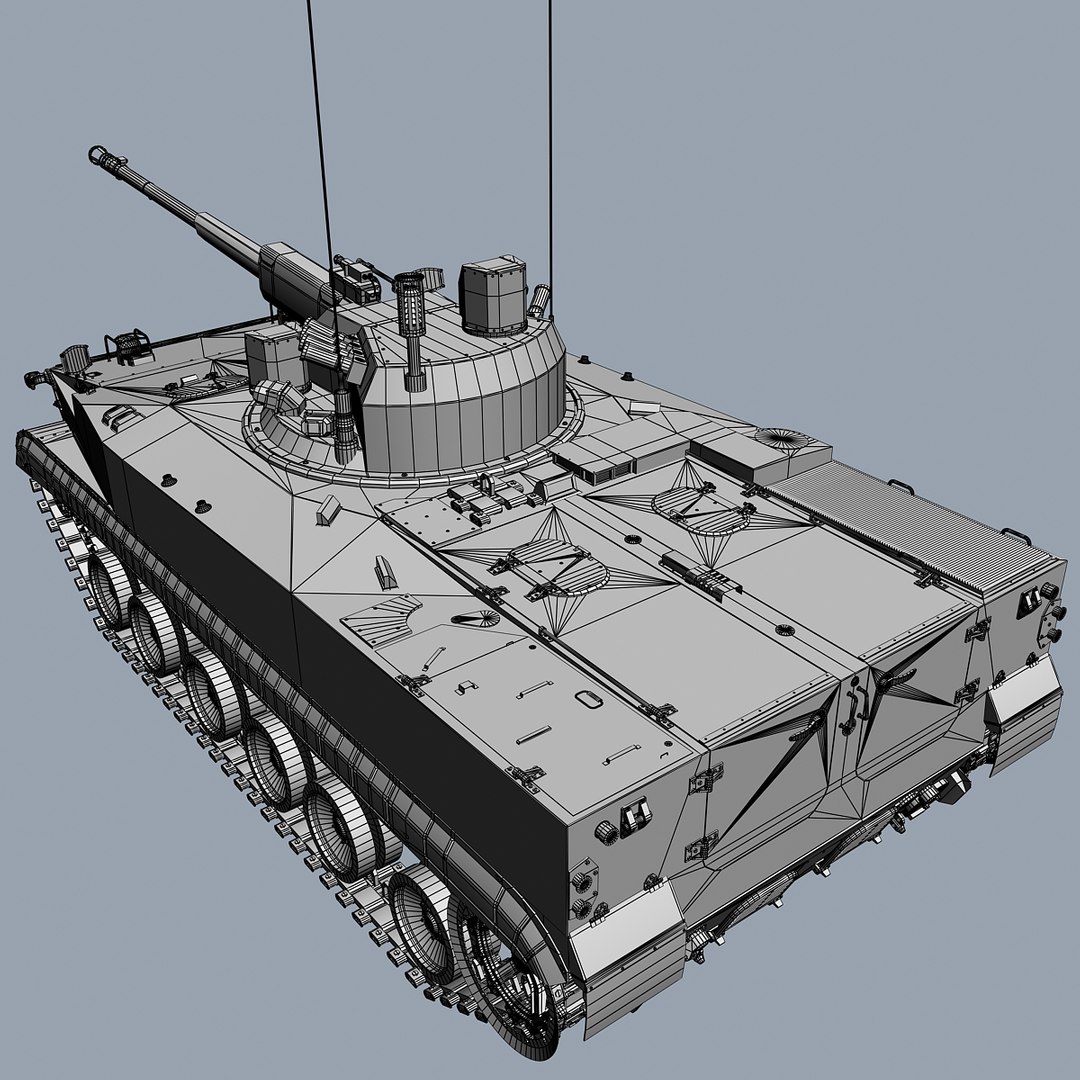 3d Russian Bmp-3 Model