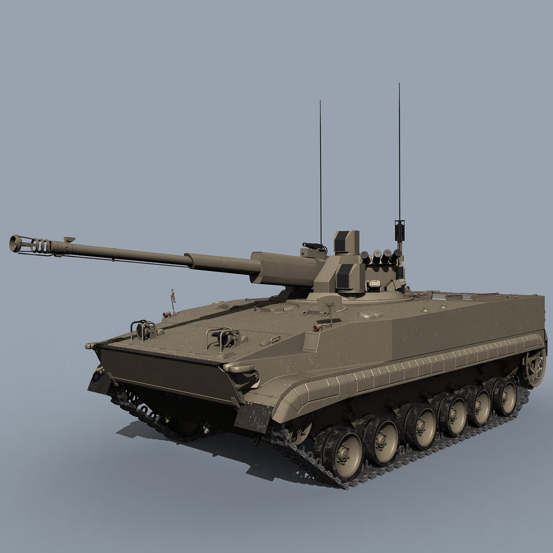 3d Russian Bmp-3 Model