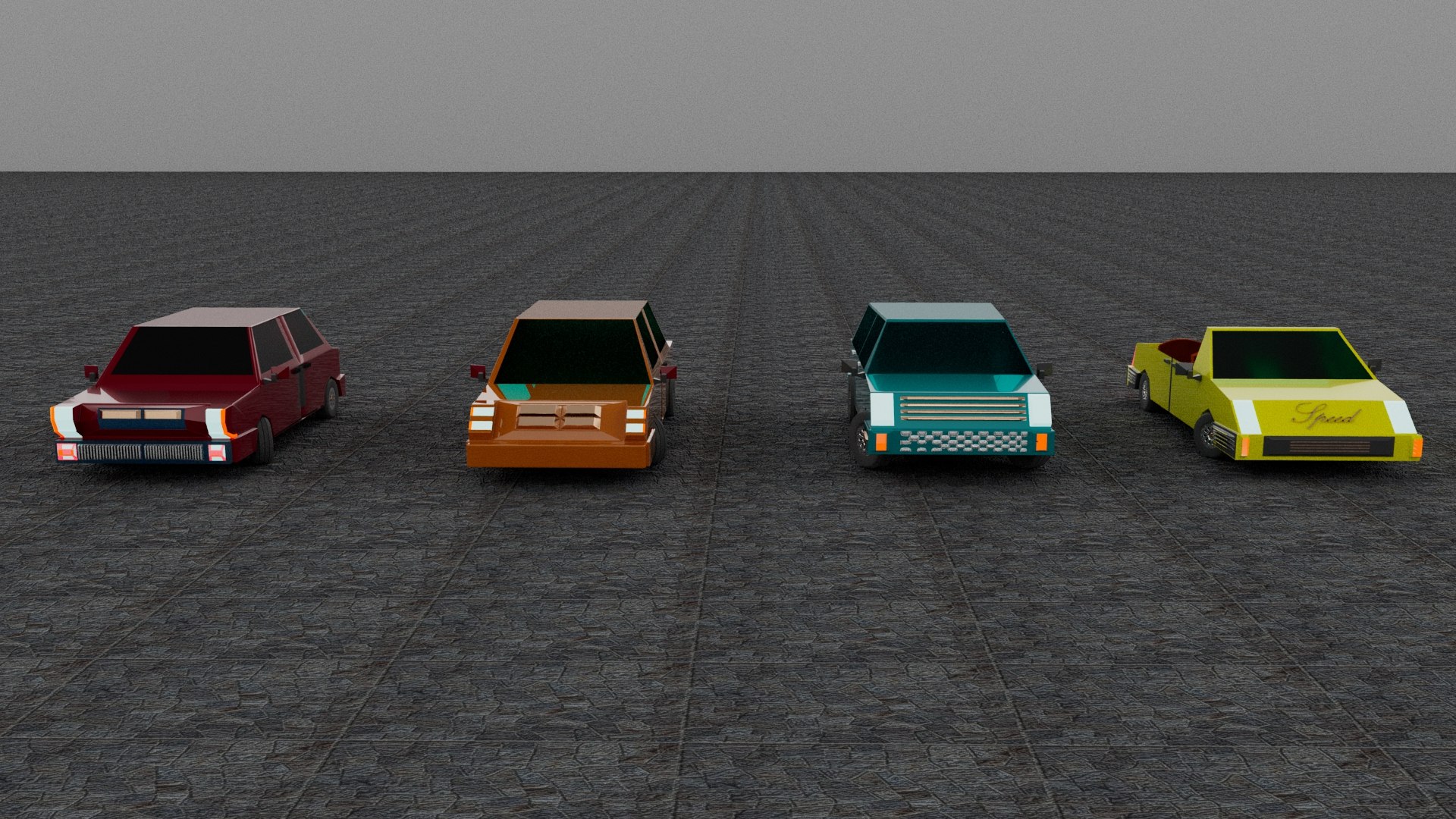 Gaming Cars 3D Model - TurboSquid 2347023