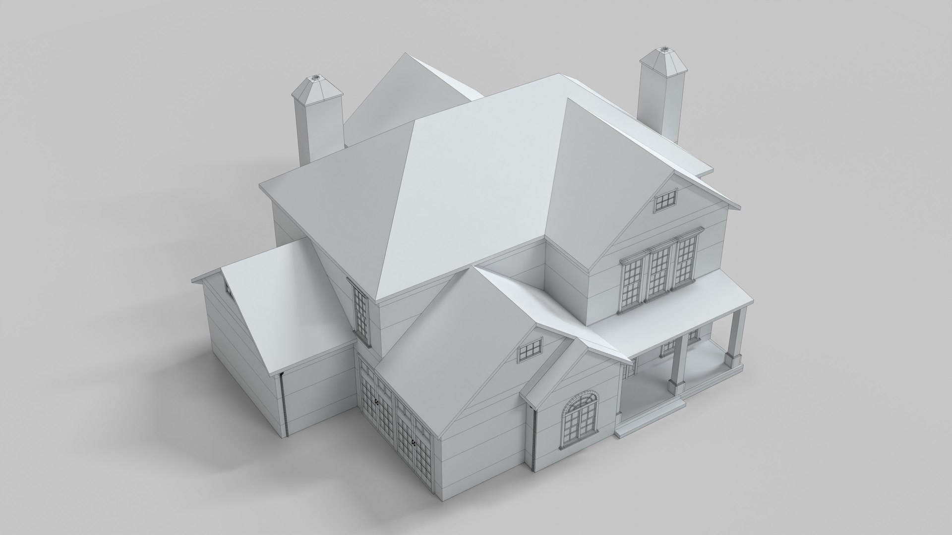 Neighborhood House 17T2 3D Model - TurboSquid 2220470